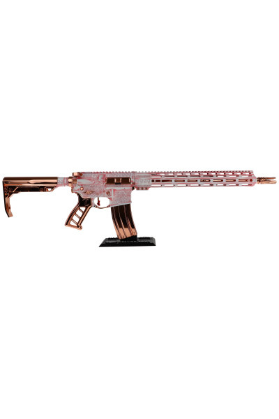 Custom Rose Gold AR-15 | Hello Kitty 50th Anniversary Rifle
