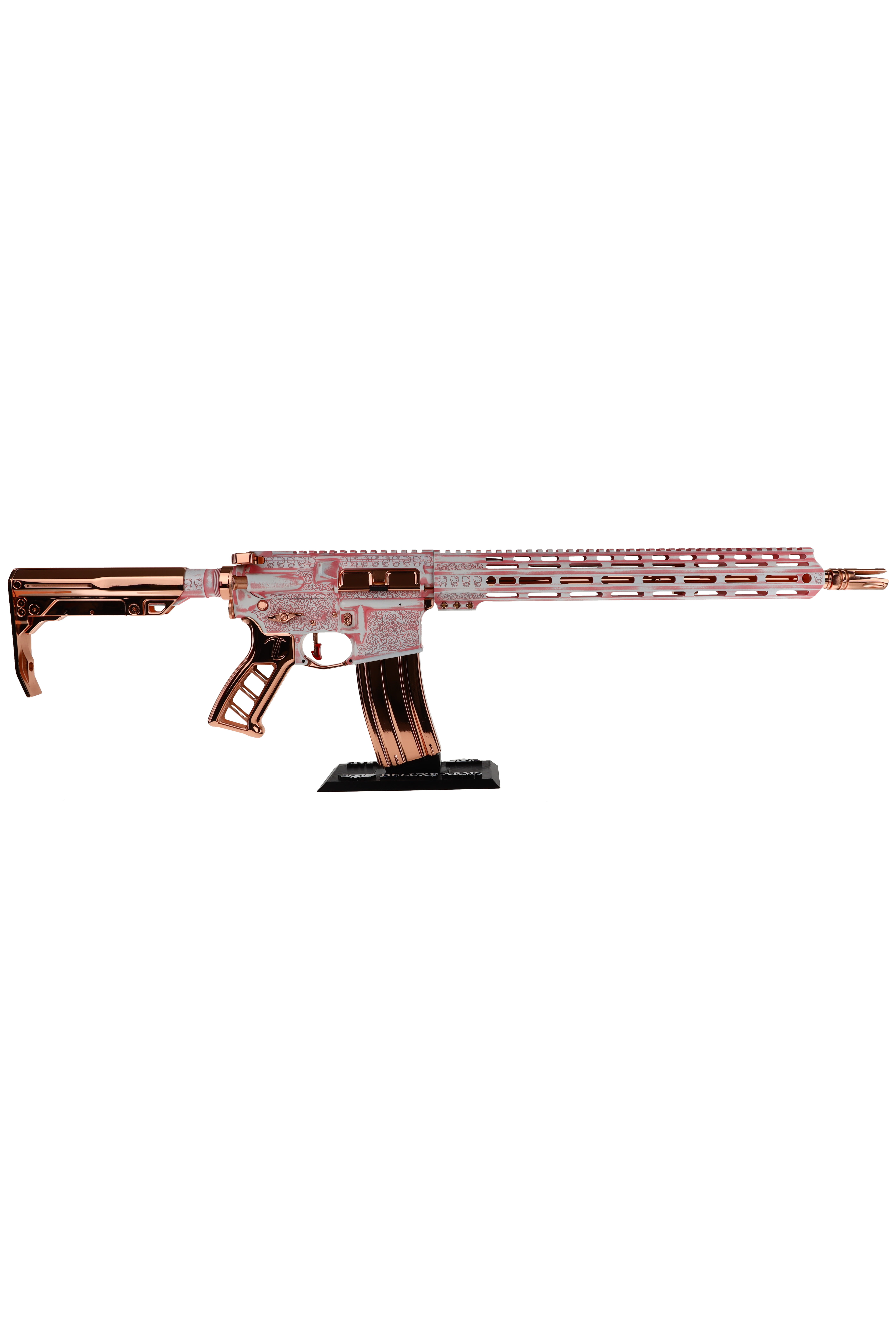 Custom Rose Gold AR-15 | Hello Kitty 50th Anniversary Rifle